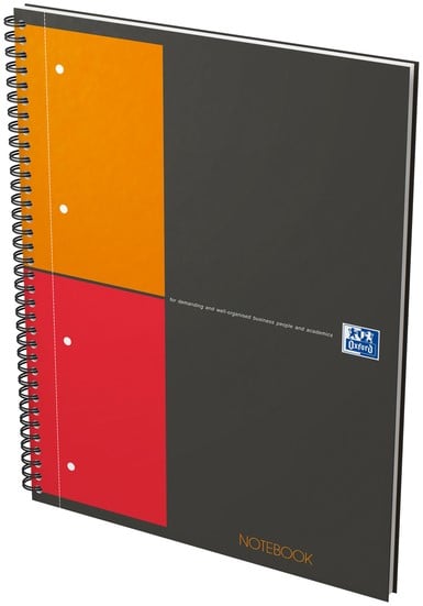 Spiraalblok Oxford International Notebook A4+ ruit 5mm - GK