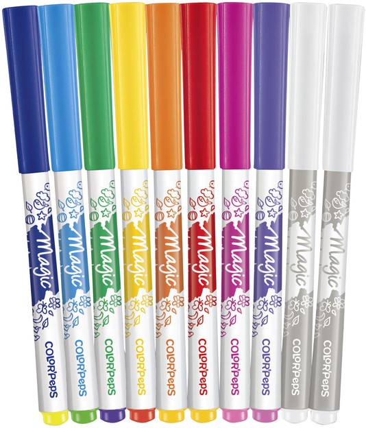 Viltstift Maped Color'Peps Magic set á 10 kleuren - GK