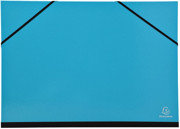 Tekenmap Exacompta Iderama 32x45cm met elastieke sluiting assorti - GK