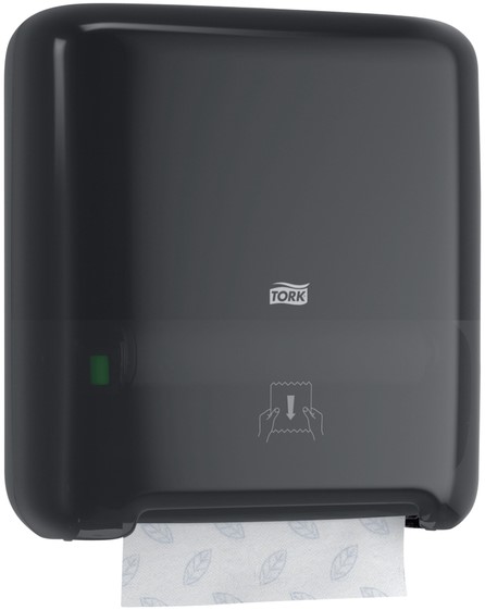 Handdoekroldispenser Tork H1 Elevation Matic zwart 551008 - GK
