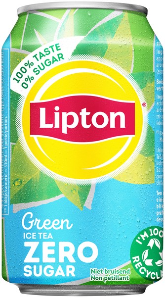 Frisdrank Lipton Ice Tea green zero blik 330ml - GK