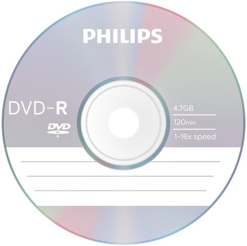 DVD-R SP (50) 4.7GB 16x SP Philips - GK