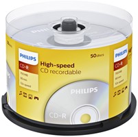 CD-R Philips 80Min 700MB 52x SP 50 stuks - GK