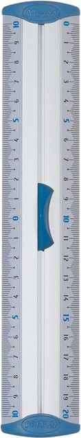 Liniaal Maped met handgreep 20cm aluminium