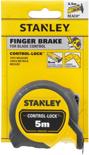 Rolmaat Stanley Control-Lock 5 meter 25mm - GK