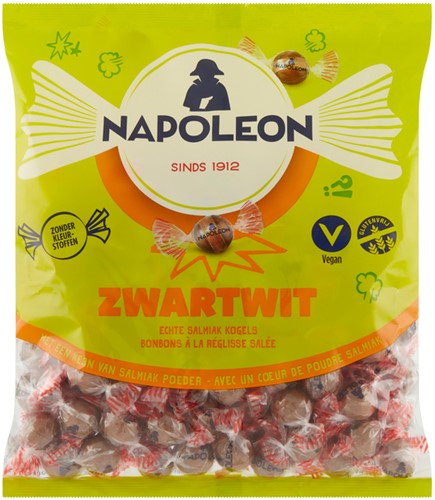 Snoep Napoleon zwart wit zak 1kg - GK