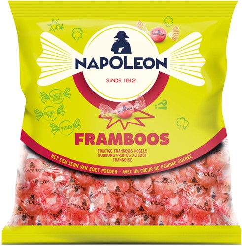 Snoep Napoleon zak 1kg framboos - GK