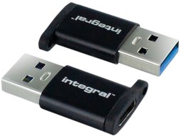 Adapter Integral USB-C naar USB-A 2-pack - GK