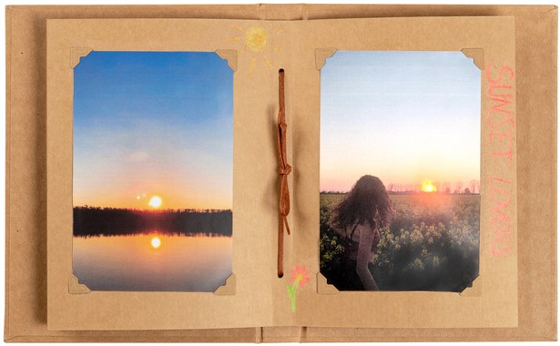 Fotoalbum walther design mini 24 foto's 13x18cm verticaal kraft - GK