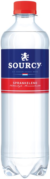 Water Sourcy rood petfles 500ml - GK