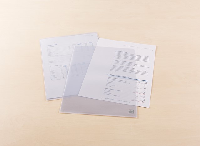 Insteekmap L-model Oxford A4 PVC 140µ glashelder 100 stuks - GK