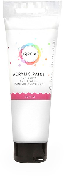 Acrylverf Qrea 120 ml wit - GK