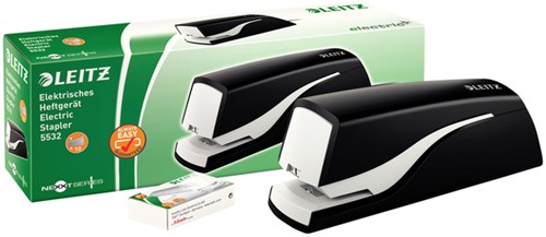 Nietmachine Leitz NeXXt elektrisch contactloos 10 vel zwart - GK