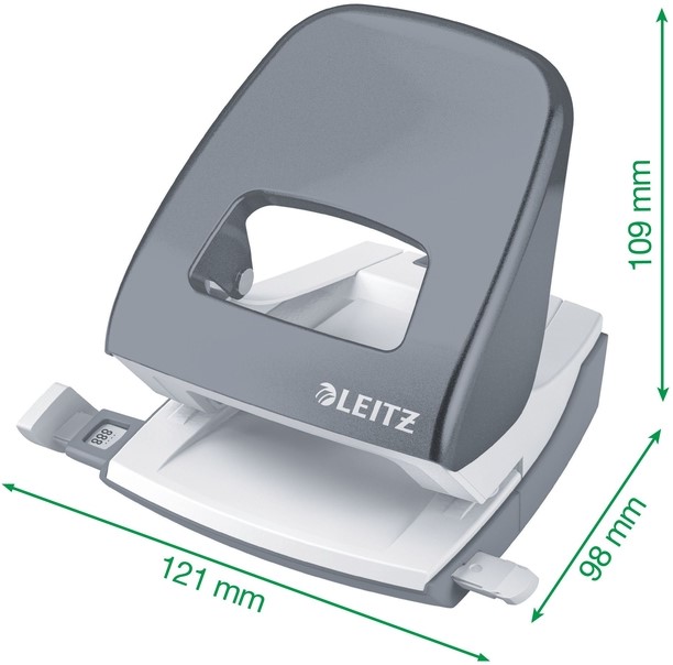 Perforator Leitz 5008 Nexxt metaal 30 vel zwart blister - GK