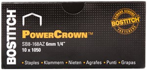 Nieten Bostitch B8 staal SB8 6mm gebogen rug 1050 stuks - GK