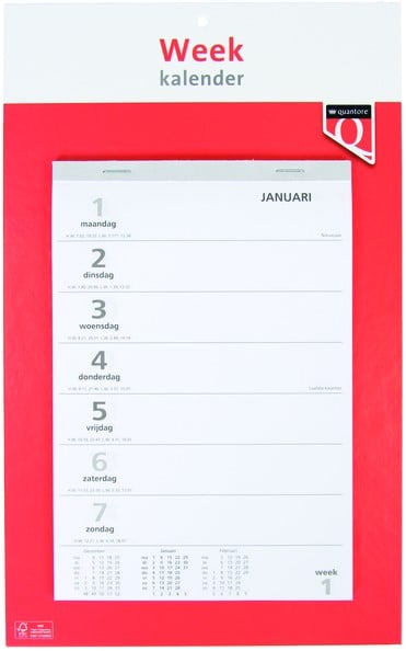 Weekkalender 2026 Quantore - GK