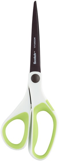 Schaar Scotch 20cm titanium met groot oog groen blister - GK