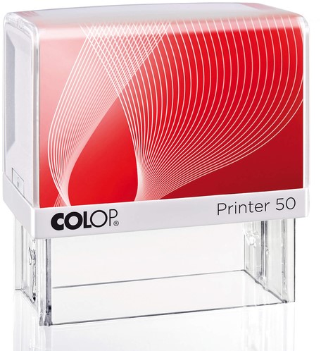 Tekststempel Colop Printer 50 personaliseerbaar 7regels 69x30mm - GK