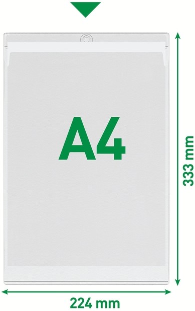 Insteekmap U-model Leitz Premium met ophangoog 0.20mm PVC A4 ...