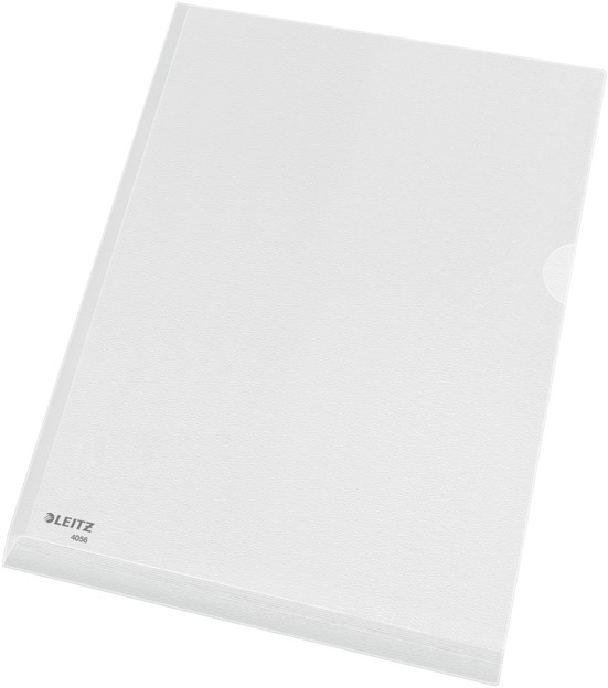 Insteekmap L-model Leitz premium A4 0.17mm PVC met expansievouw nerf 5 ...