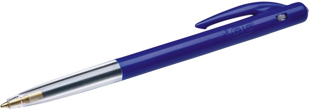 Balpen Bic M10 medium blauw blister à 10 stuks - GK