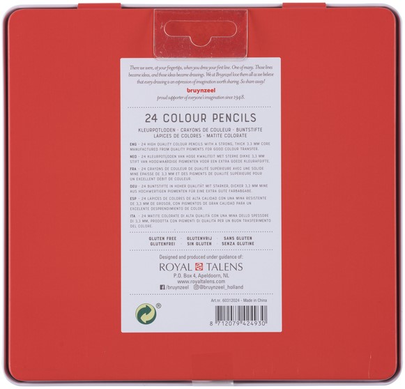 Kleurpotloden Bruynzeel Expression colour blik à 24 stuks - GK