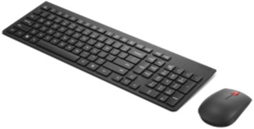 Lenovo 4X31N50717 toetsenbord Inclusief muis Universeel RF Draadloos Deens Zwart - GK