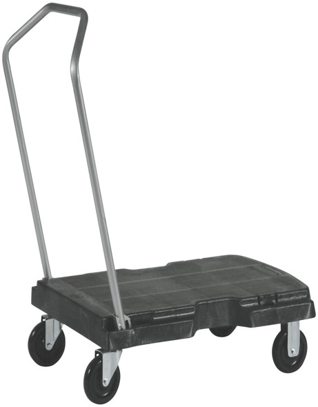 Transportkar Rubbermaid Triple Trolley inklapbaar 225kg zwart - GK