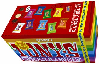 Chocolade Tony's Chocolonely tiny mix doos 200gr - GK