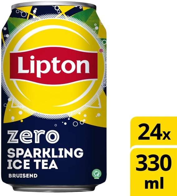 Frisdrank Lipton Ice Tea sparkling zero blik 330ml - GK