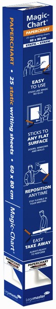 Magic-Chart Legamaster Paperchart folie 60x80cm wit 25 vel - GK