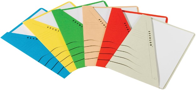 Insteekmap Djois Secolor A4 recycled 250gr rood - GK