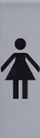 Infobord pictogram dame 165x44mm - GK