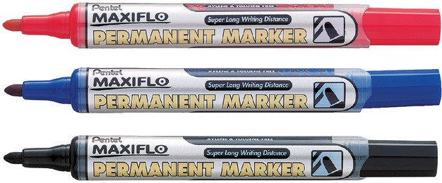 Viltstift Pentel NLF50 Maxiflo rond 1mm zwart - GK