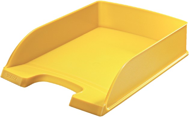 Brievenbak Leitz Plus standaard A4 geel - GK