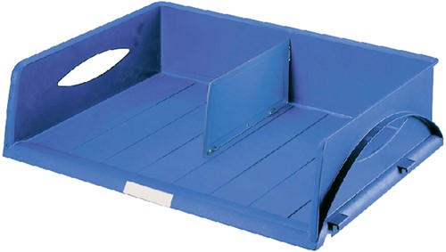 Brievenbak Leitz Sorty Jumbo A3 dwars blauw - GK