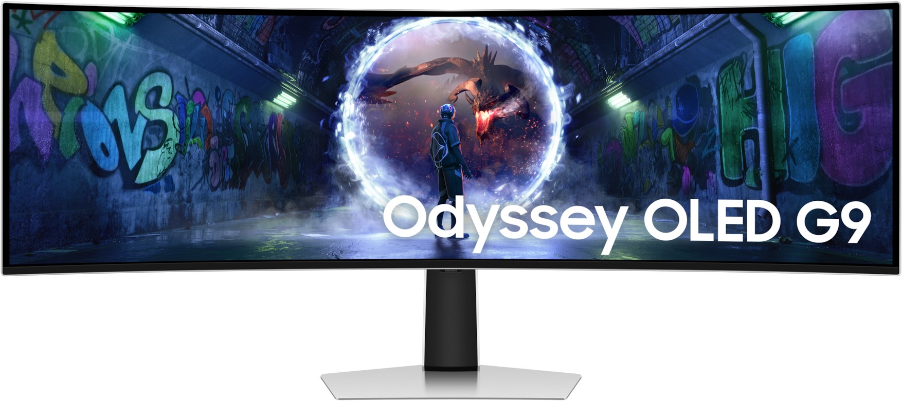 Samsung 49 Inch Odyssey OLED G9 G93SD DQHD 240Hz Gaming Monitor - GK