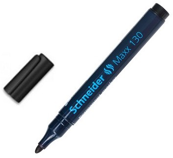 Viltstift Schneider Maxx 130 rond 1-3mm zwart - GK
