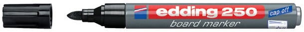 Whiteboardmarker edding 250 rond 1.5-3mm zwart - GK
